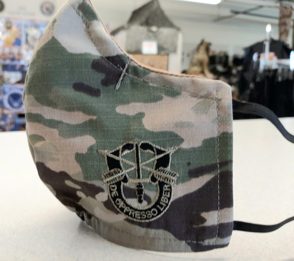 US ARMY OCP/SCORPION FACE MASK EMBROIDERED SPECIAL FORCES DUI - Name ...